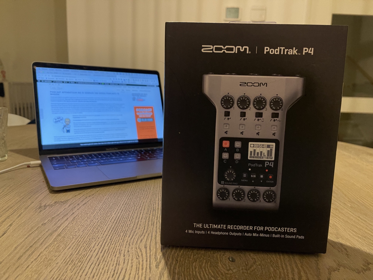 ZOOM Podtrak P4 - ideale partner voor podcasters? Review Jelle Drijver